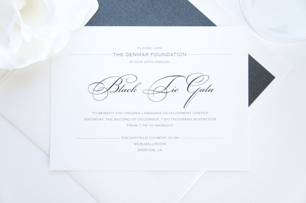 Company Logo Invitation, Corporate Event Invitation – KraftWeddingPapers